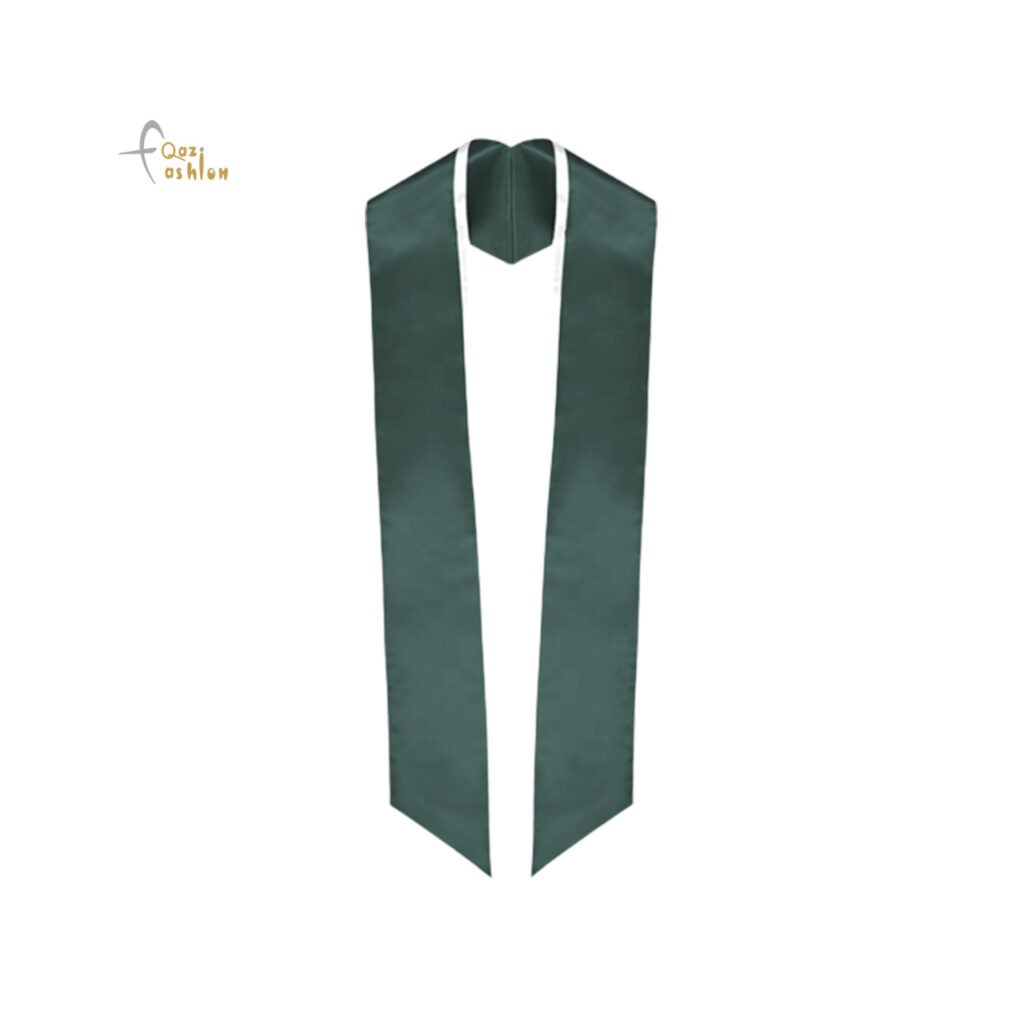 Graduation Stoles Green - by Qazi Fashion PTY LTD